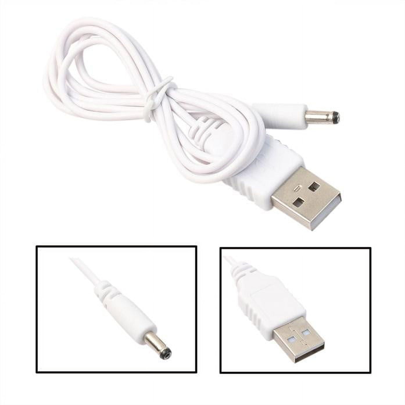 3Pcs USB Power Cable Vacemry 3.5mm x1.35mm Female to USB Type A Male ...