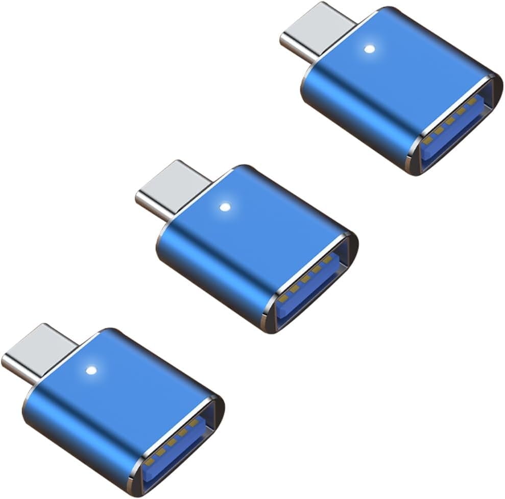 USB Type C To USB Adapter 3-Pack, OTG USB Type C Adapter Converter For ...
