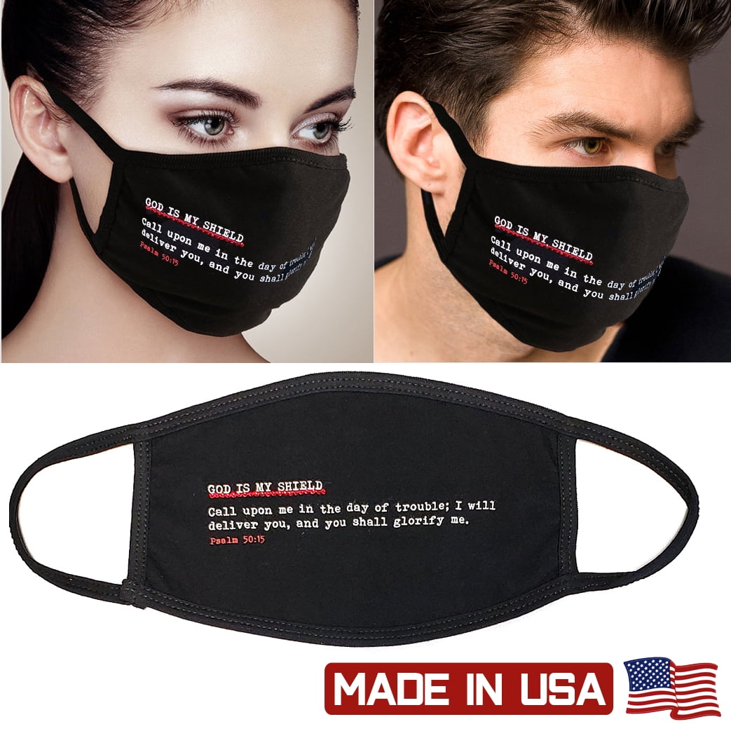 3Pcs Unisex Face Mask Protect Reusable 100% Cotton Comfy Washable Made ...