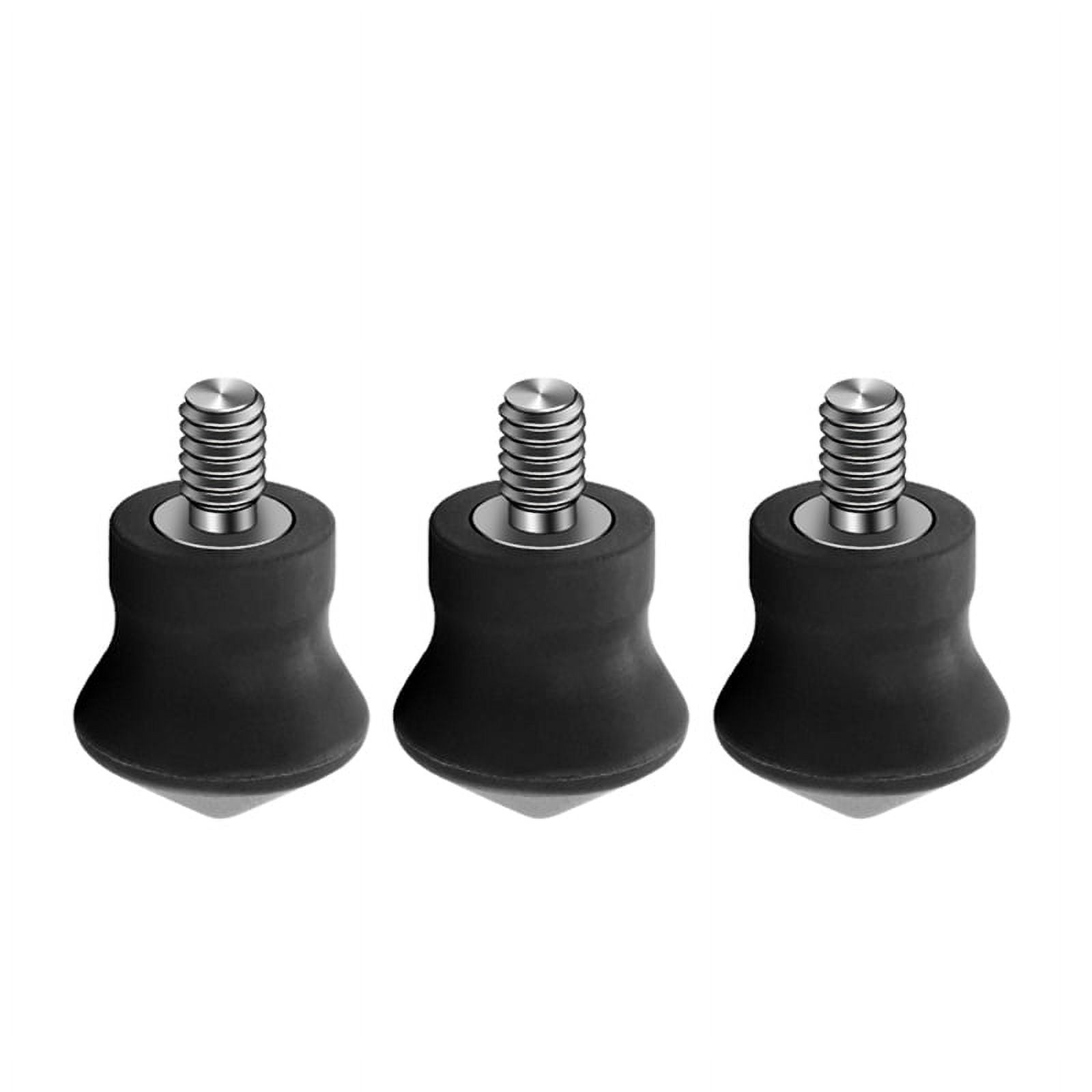 NEW 3Pcs Universal Tripod Foot Spikes Set 1/4 Inch Thread Stainless ...