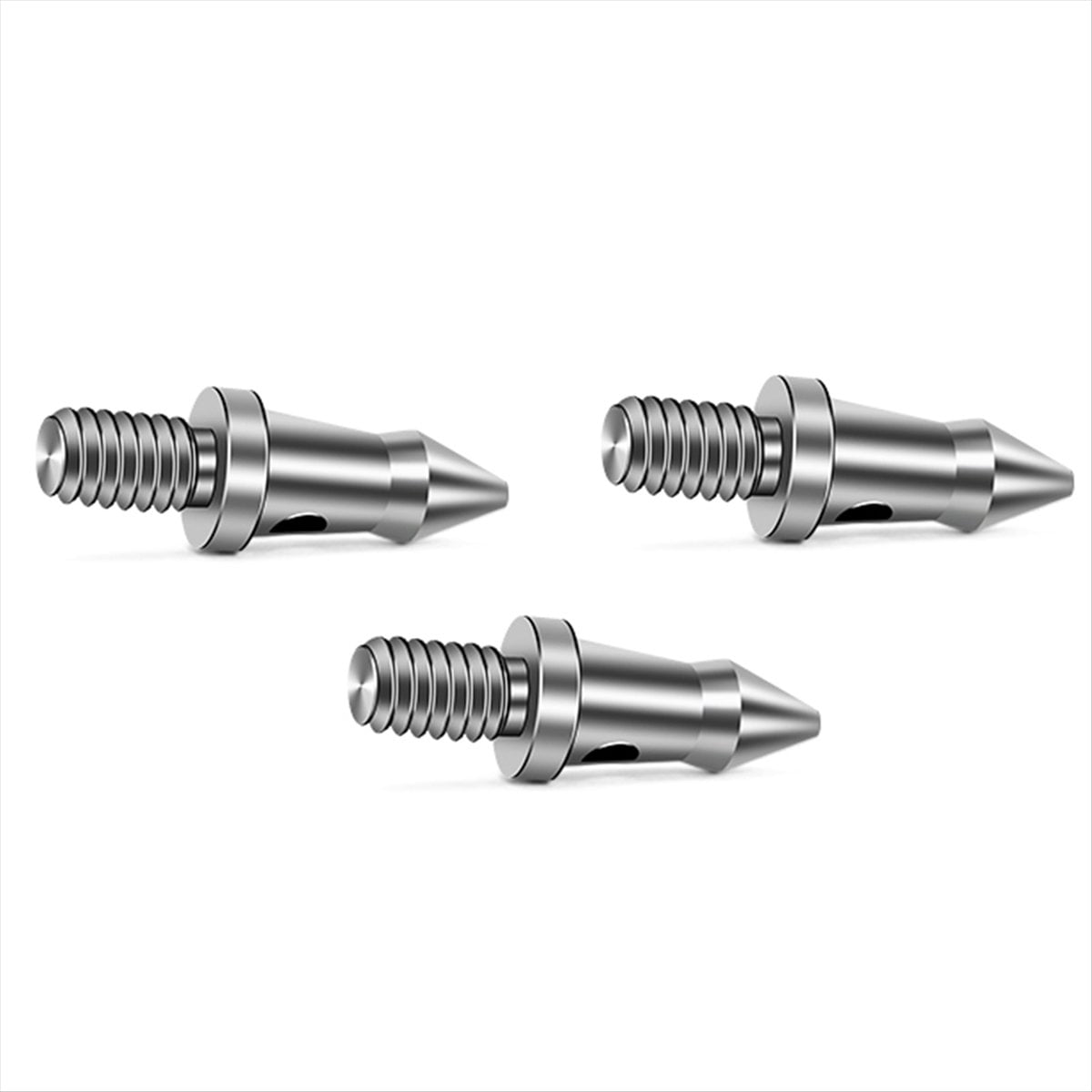 3Pcs Universal Tripod Foot Spikes Set 1/4 Inch Thread Stainless Steel ...