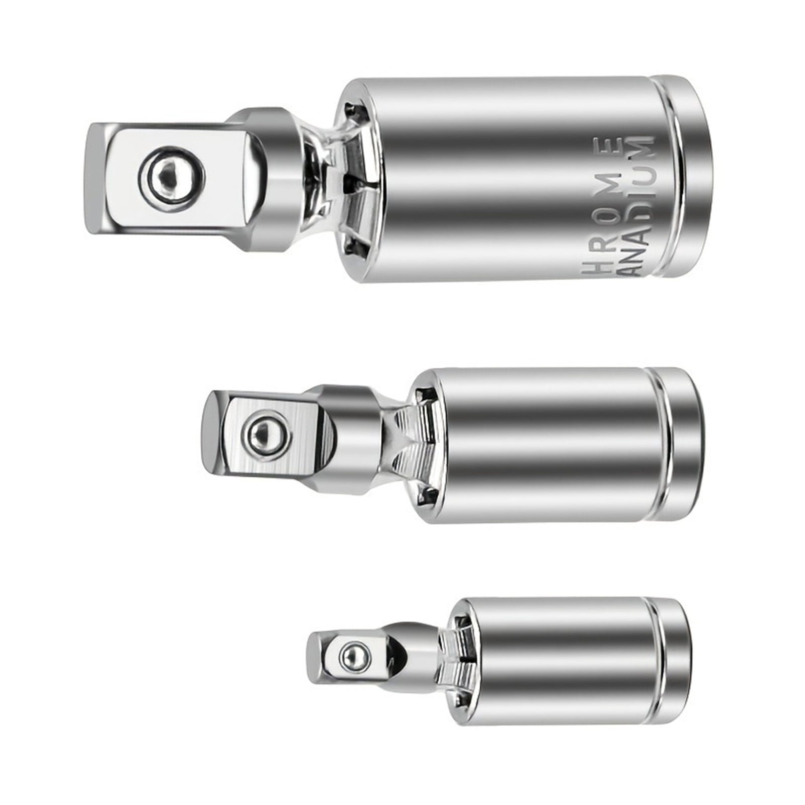 3Pcs Universally Joint Socket Set High Strength 40Cr Steel Ratcheting ...