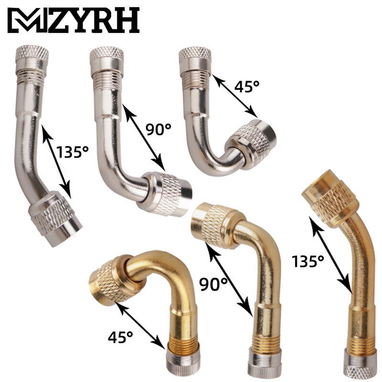 Copper Bike Valve Extenders for Standard Tires with Durable ...