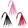 3Pcs Velvet Bookmark with Alloy Pendants and Natural Rose Quartz White ...