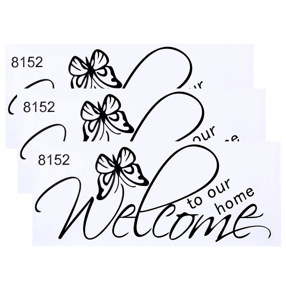 3pcs Wall Stickers Diy Removable Wall Decal Wallpaper Home Decoration