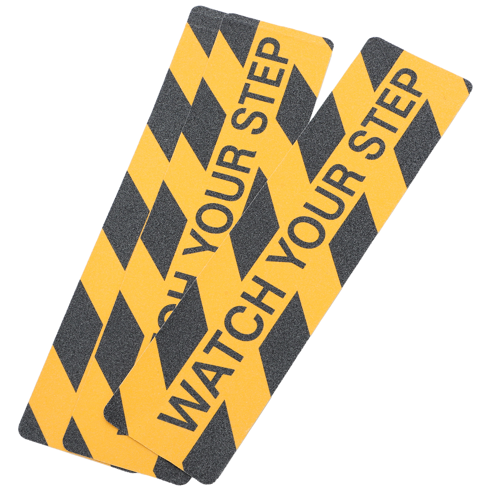 3Pcs Warning Sign Sticker Adhesive Non-Slip Abrasive Decal Stair ...