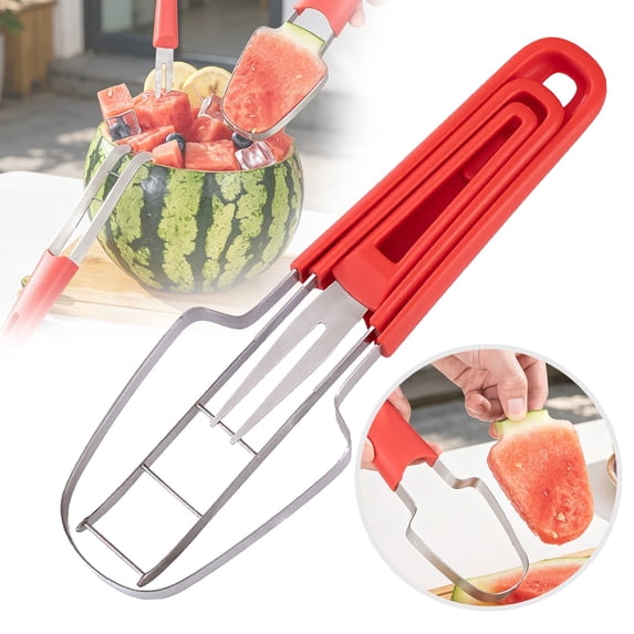 3Pcs Watermelon Slicer, Upgraded 3-in-1 Watermelon Cutter Slicer Tool ...
