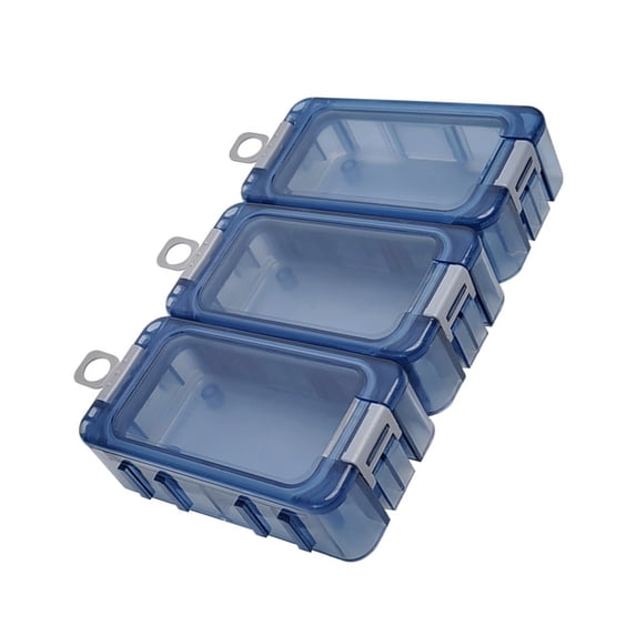3Pcs Waterproofs Portable Tackle Box Organizers Luminously Fishing ...