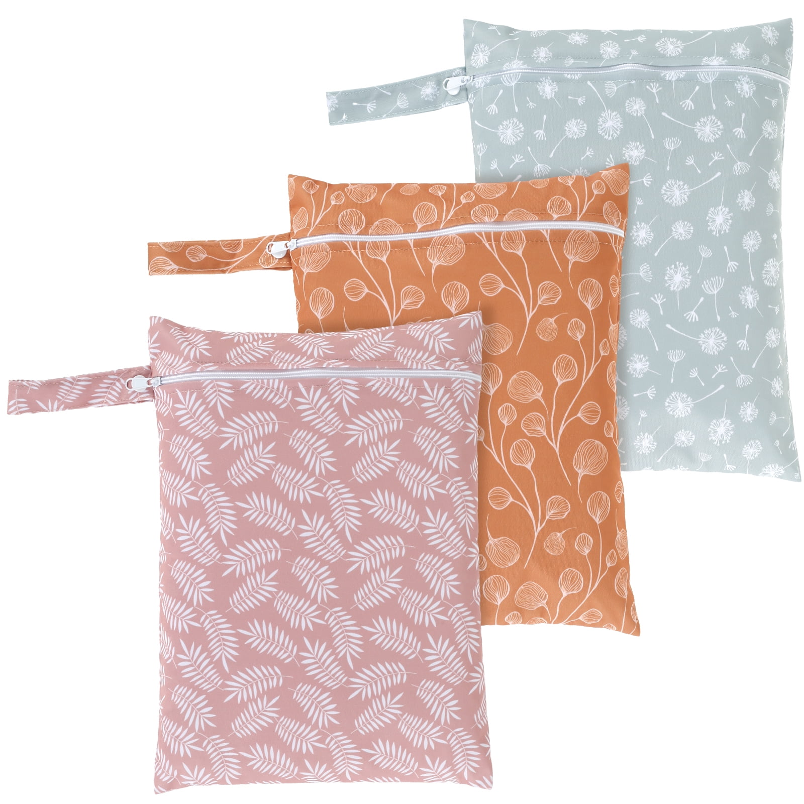 3Pcs Wet Bags with Zipper Closure Waterproof Wet Storage Bag Large ...