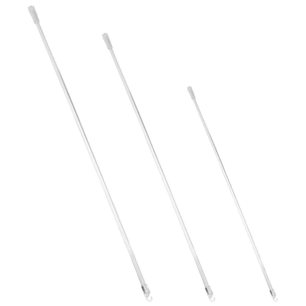 3Pcs White Acrylic Blind Rods for Vertical Pull Curtains - Walmart.com