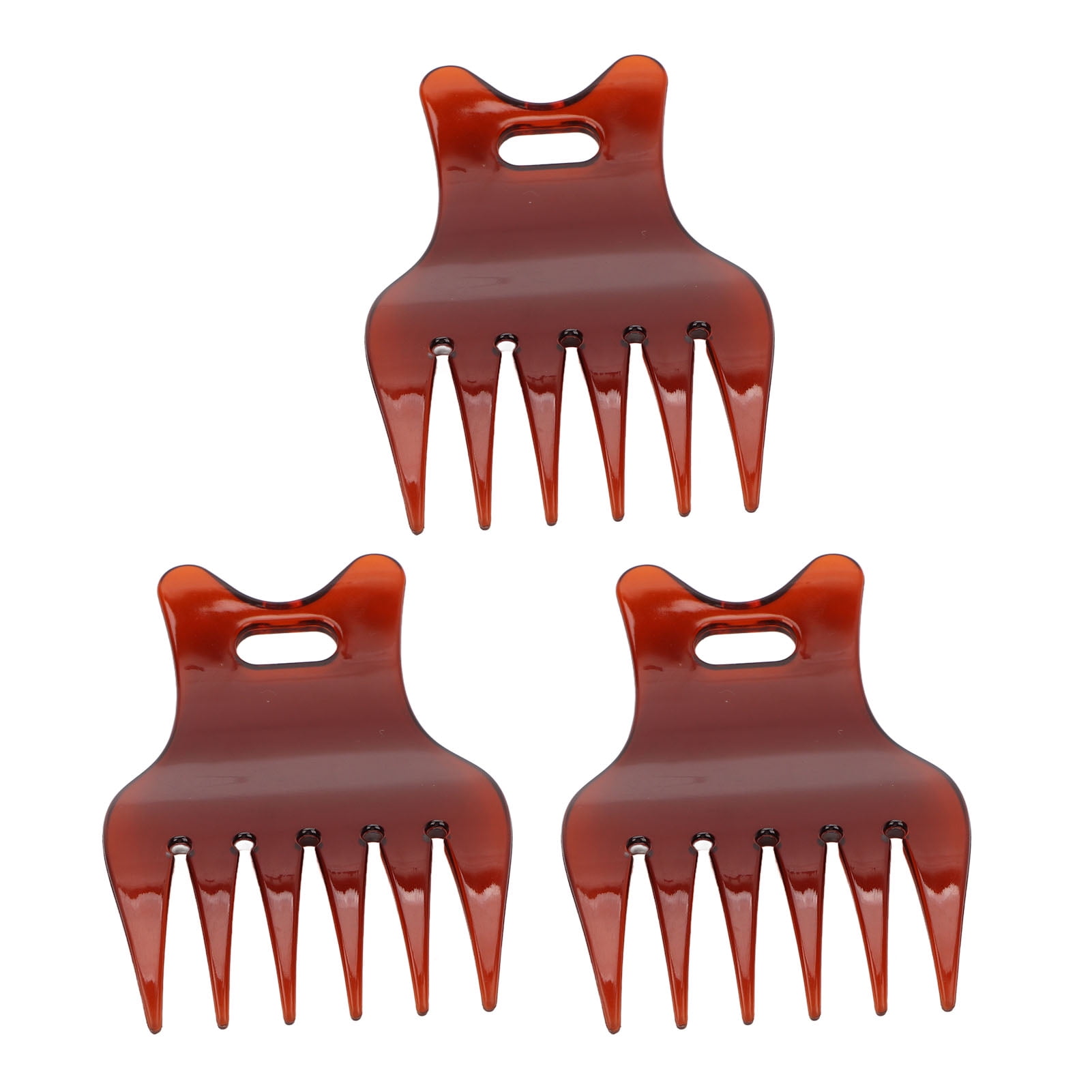 3Pcs Wide Tooth Comb Round Comb Teeth Hair Detangling Hair Styling ...