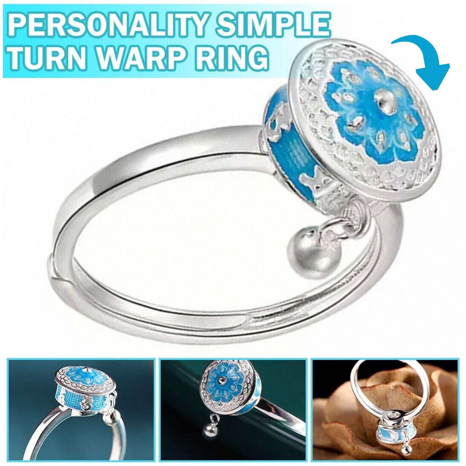 3Pcs Women Ajustable Open Rings - Women Adjustable Ring, Vintage Carved ...