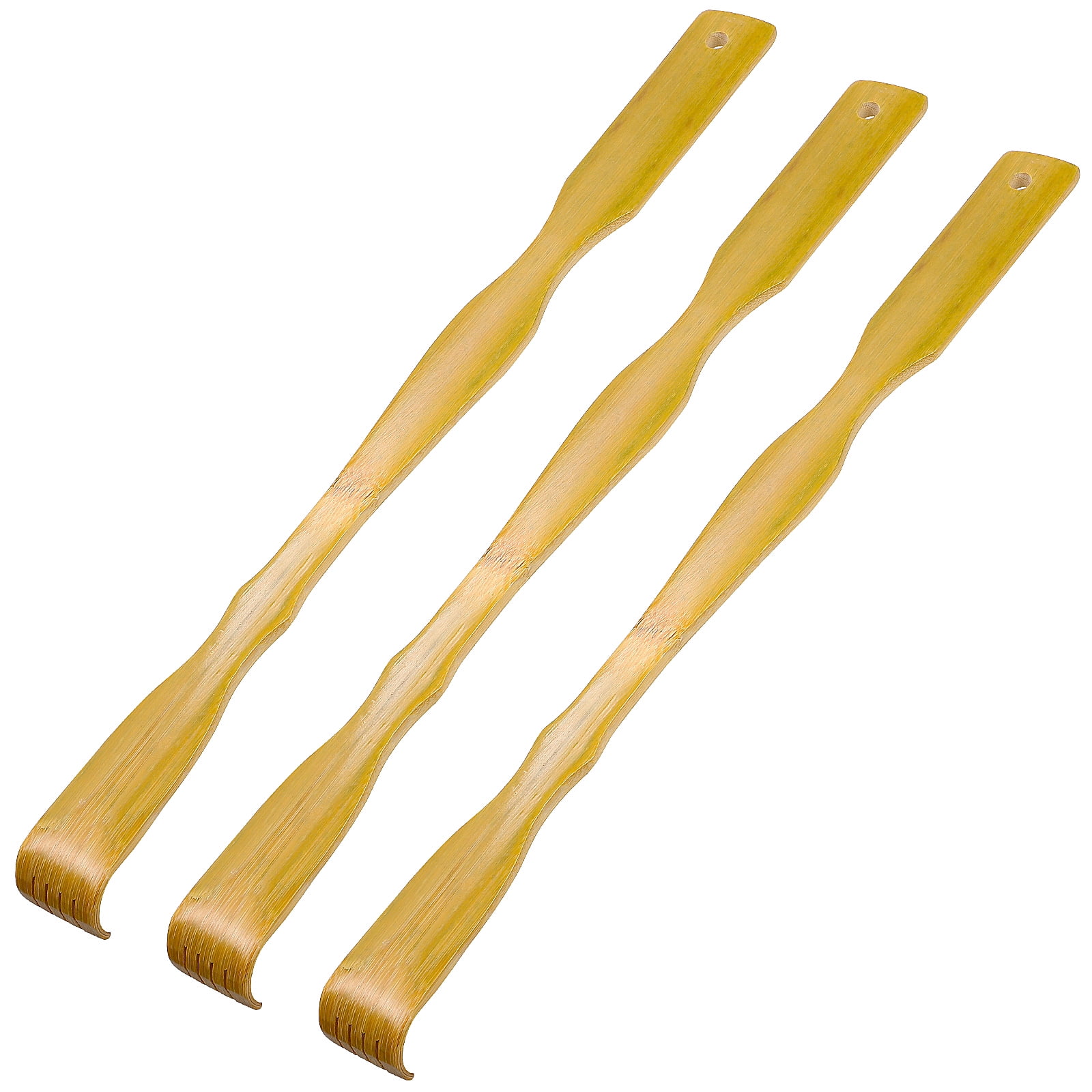 3Pcs Wooden Bamboo Back Scratcher Long Handle Back Scratchers Body ...