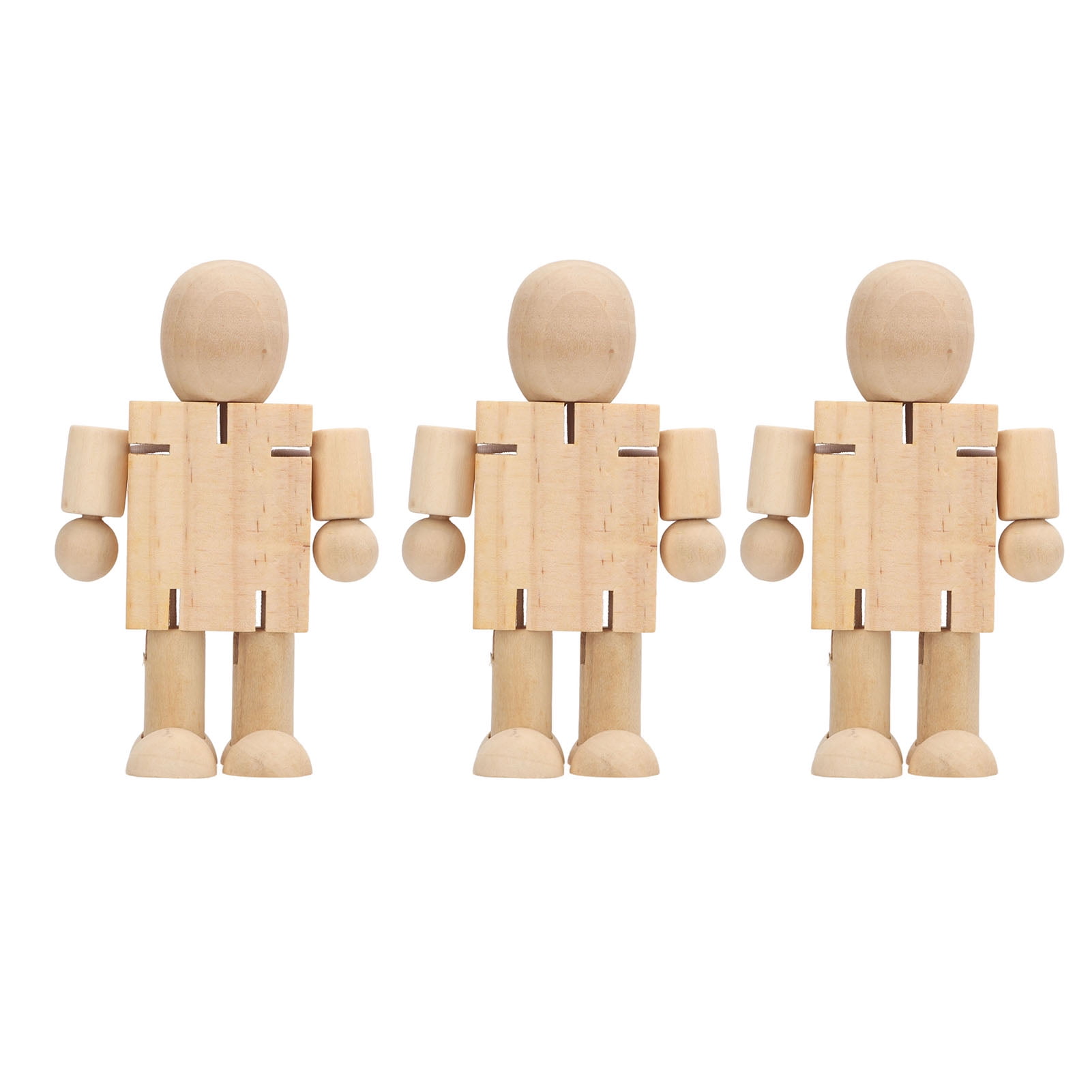 3Pcs Wooden Cubebot Flexible Joints Odorless Wooden Cubebot Jointed for ...