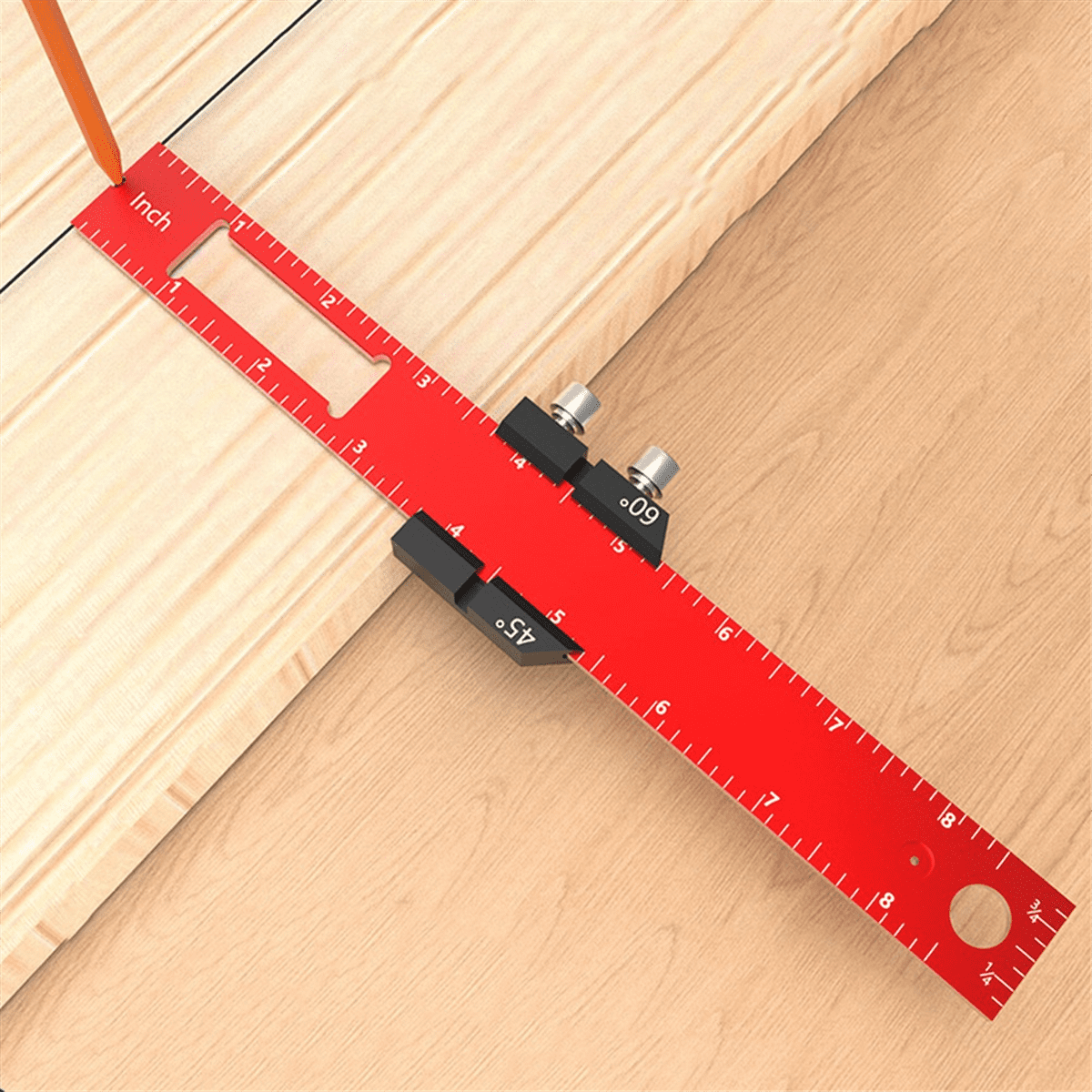 3Pcs Woodworking Tools Ruler-Pocket Ruler Layout Tool Precision Ruler ...