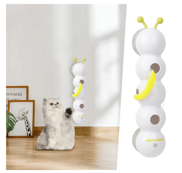 3Pcs Worm Cat Toy, Smart Motion Cat Toy with Worm Design, Worm Cats ...