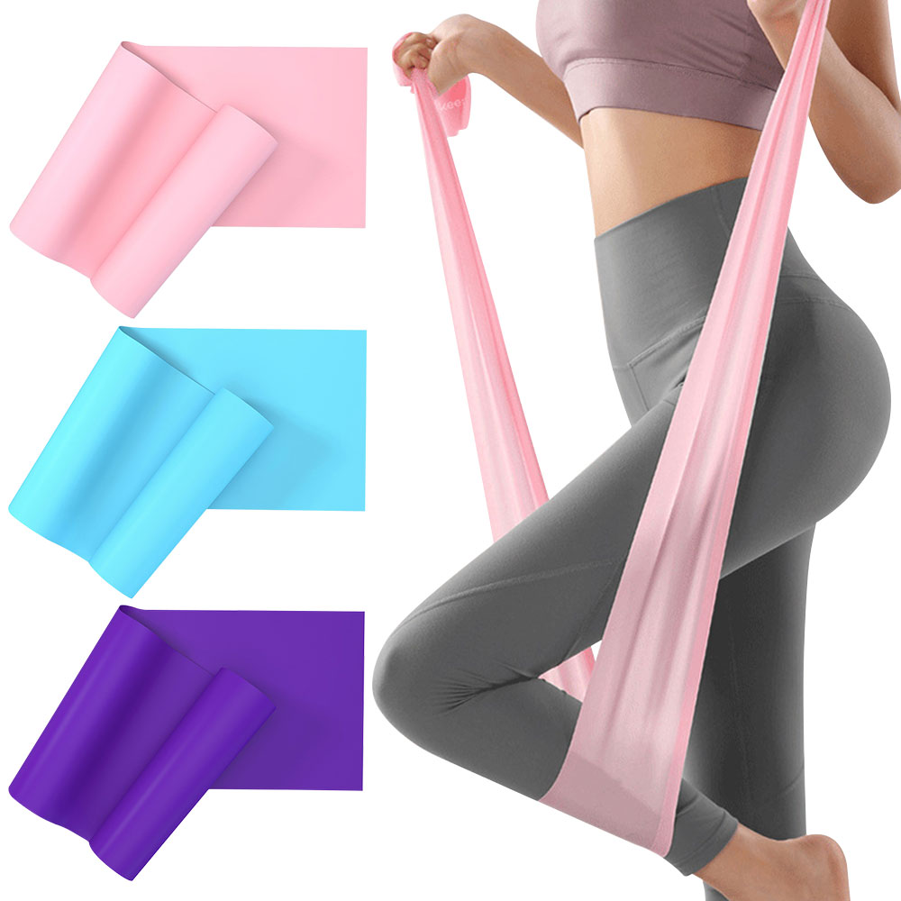 Resistance Loops Exercise Latex Rubber Bands Fitness Yoga Training Gym ...