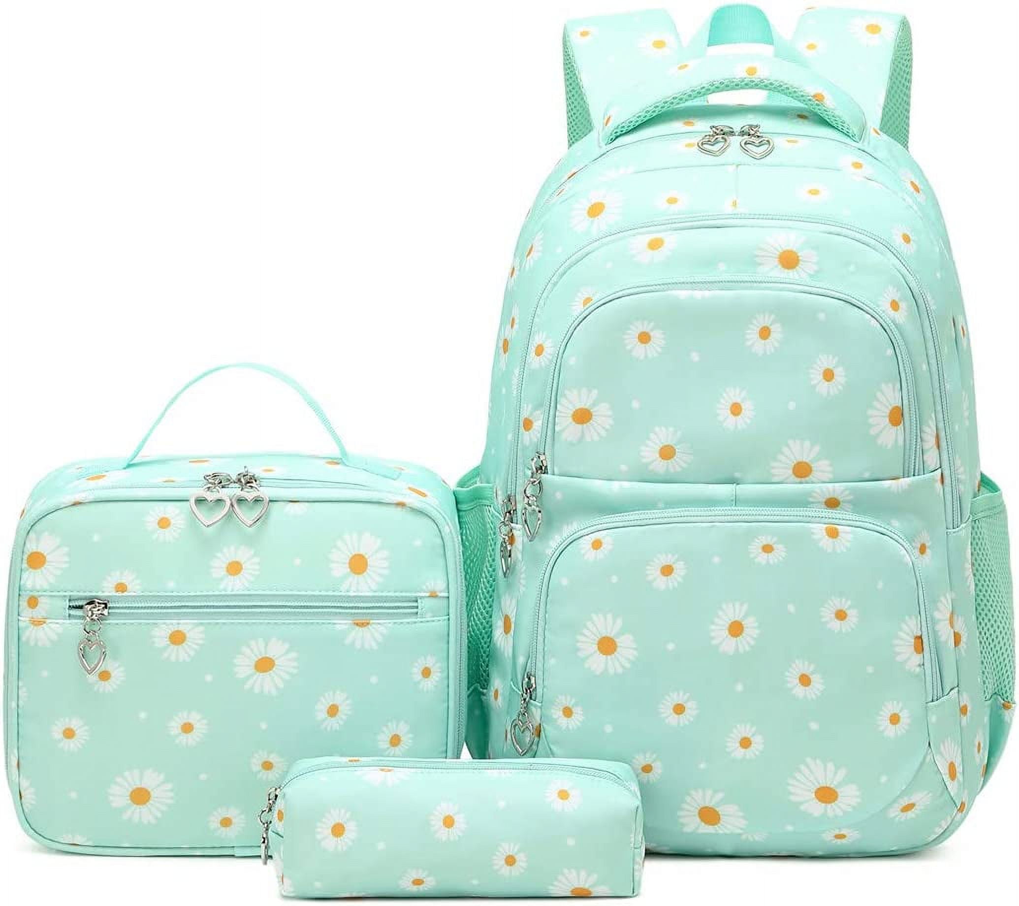 3Pcs for Girls Bookbag set Primary School Daypack Elementary Students ...