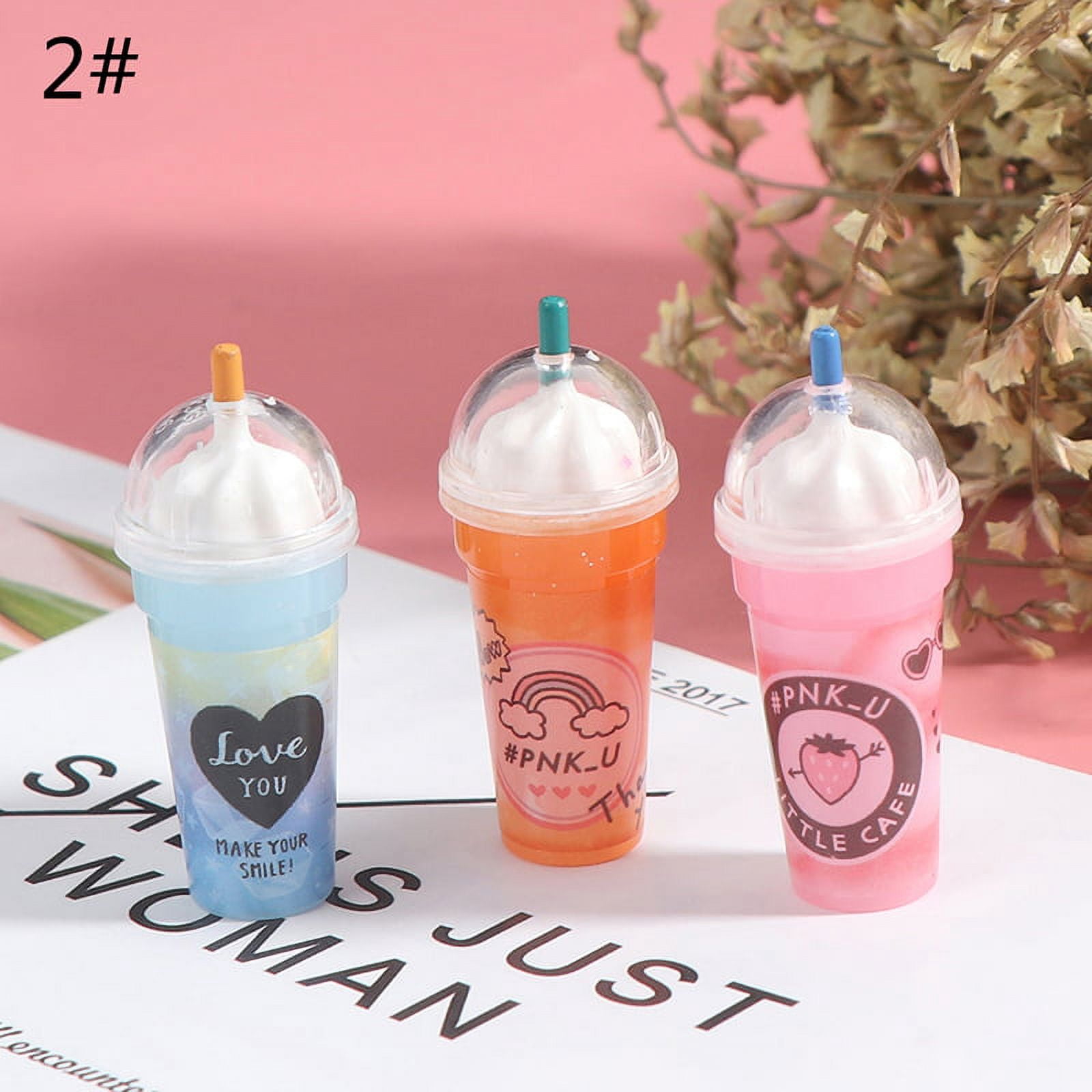 3Pcs/set 1:12 Dollhouse Miniature Drink Bottles Juice Drink Doll ...