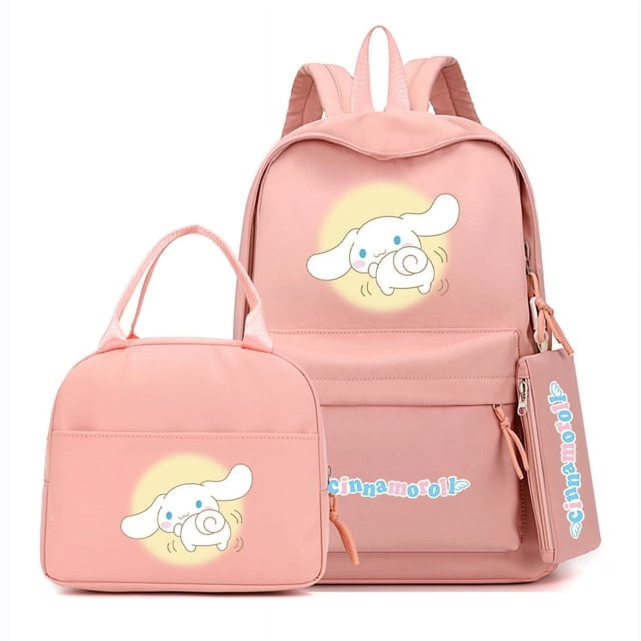 3Pcs/set Sanrio Cinnamoroll Backpack with Lunch Bag for Women Student ...