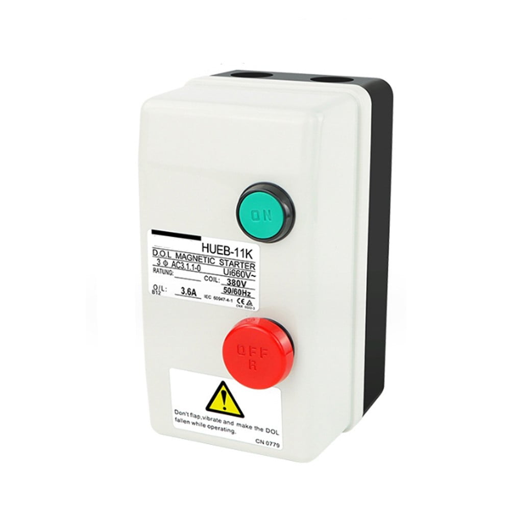 3Phase 380V Magnetic Electric Motor Starter Switch Waterproof for ...