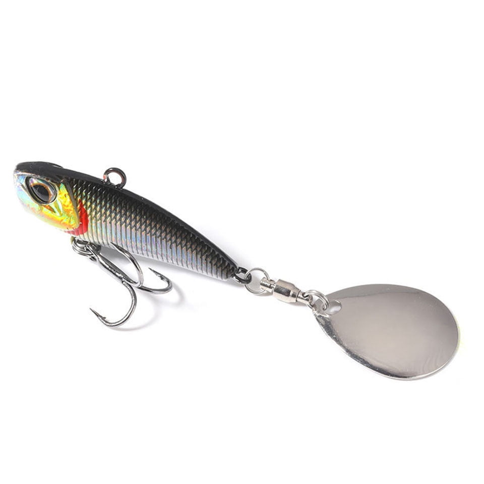 3Piece 21g/81mm Metal Vibration Long Lure Bait With Swivel Spoon ...