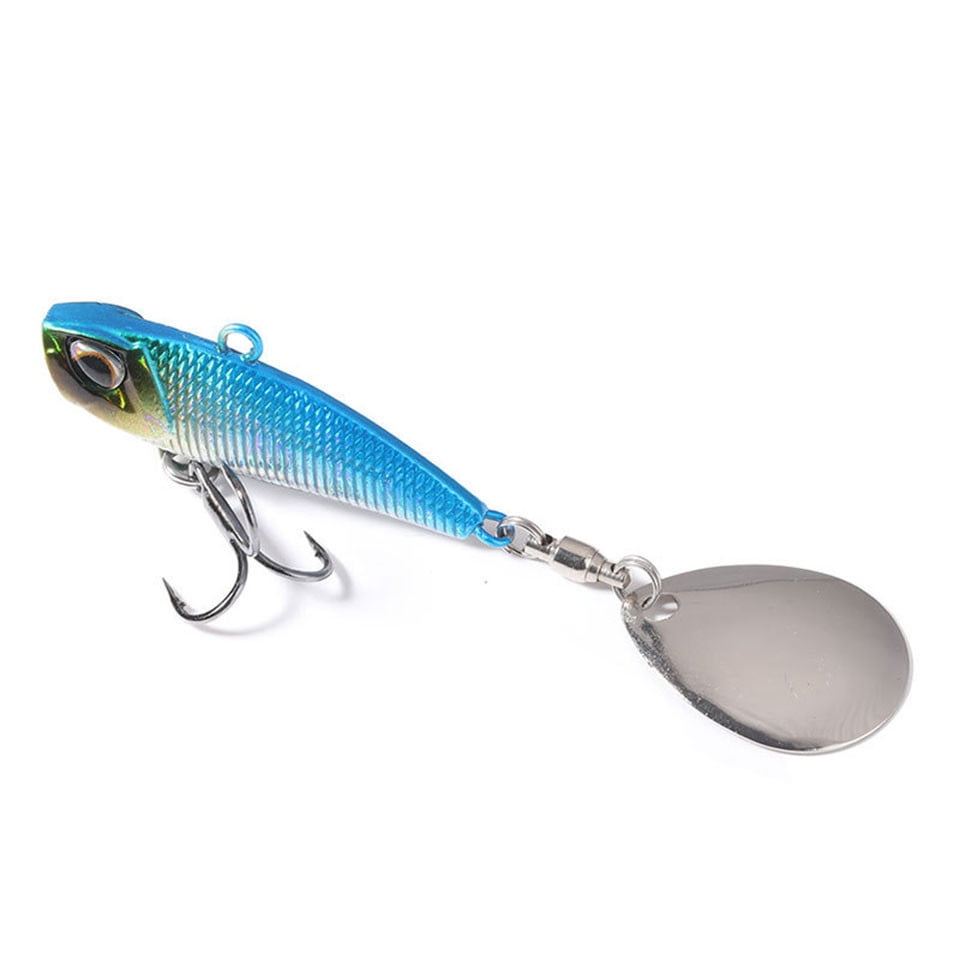 3Piece 21g/81mm Metal Vibration Long Lure Bait With Swivel Spoon ...