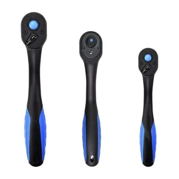 3Piece 72Tooth Handle Ratchet Wrench Set High Precise Spanner High ...