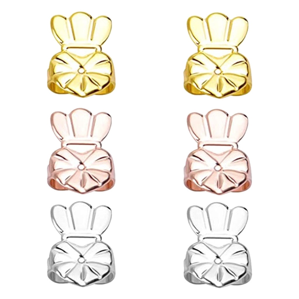 3Pieces Earring Back Copper Stabilizers Ear Locking for Replacement ...