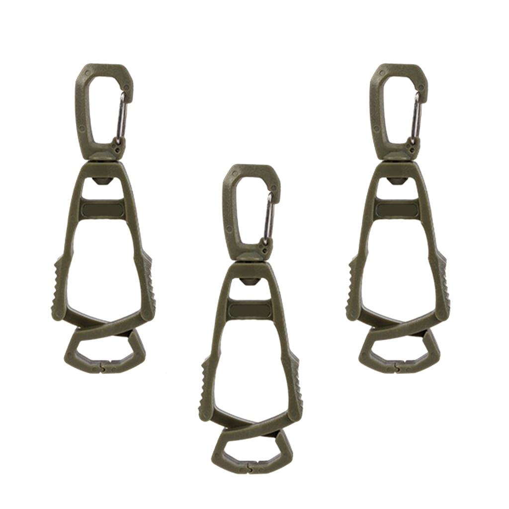 3Pieces Glove Clamp Carabiner Clip for Tool Bags Towel Hook Nonslip ...
