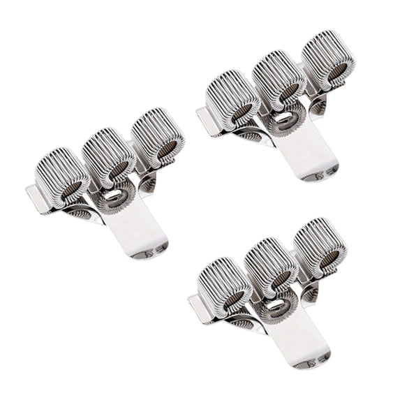 3Pieces Metal Pen Holder with Pocket Clip Uniform Pen Holder Pen Holder ...
