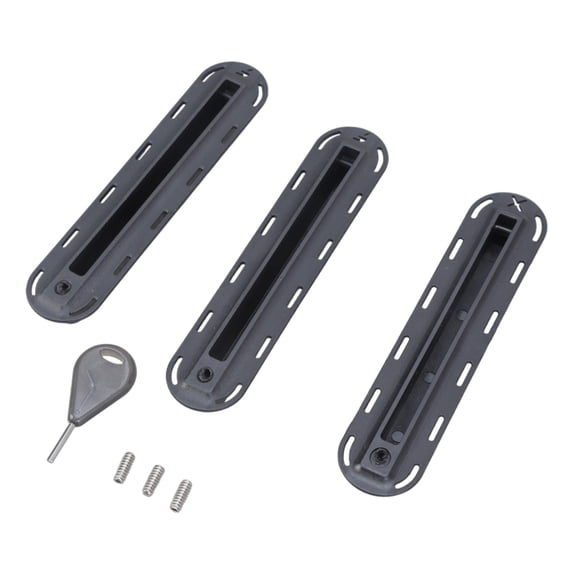 3Pieces Surfboard Fin Box with and Screws for Great , Surfboard Single ...