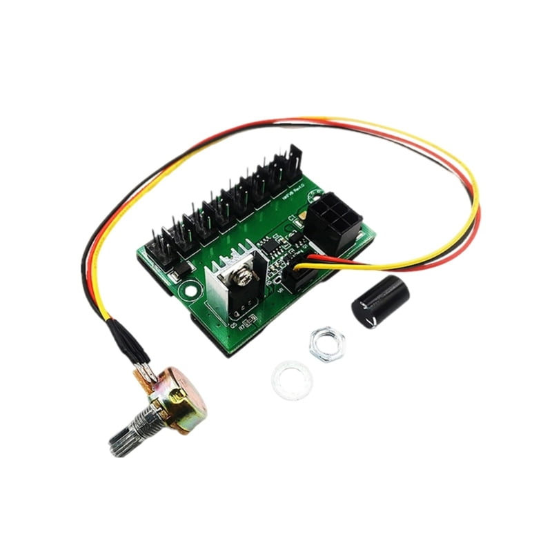 3Pin 4Pin Chassis Fan Voltage Regulator Extension Cable Speed ...
