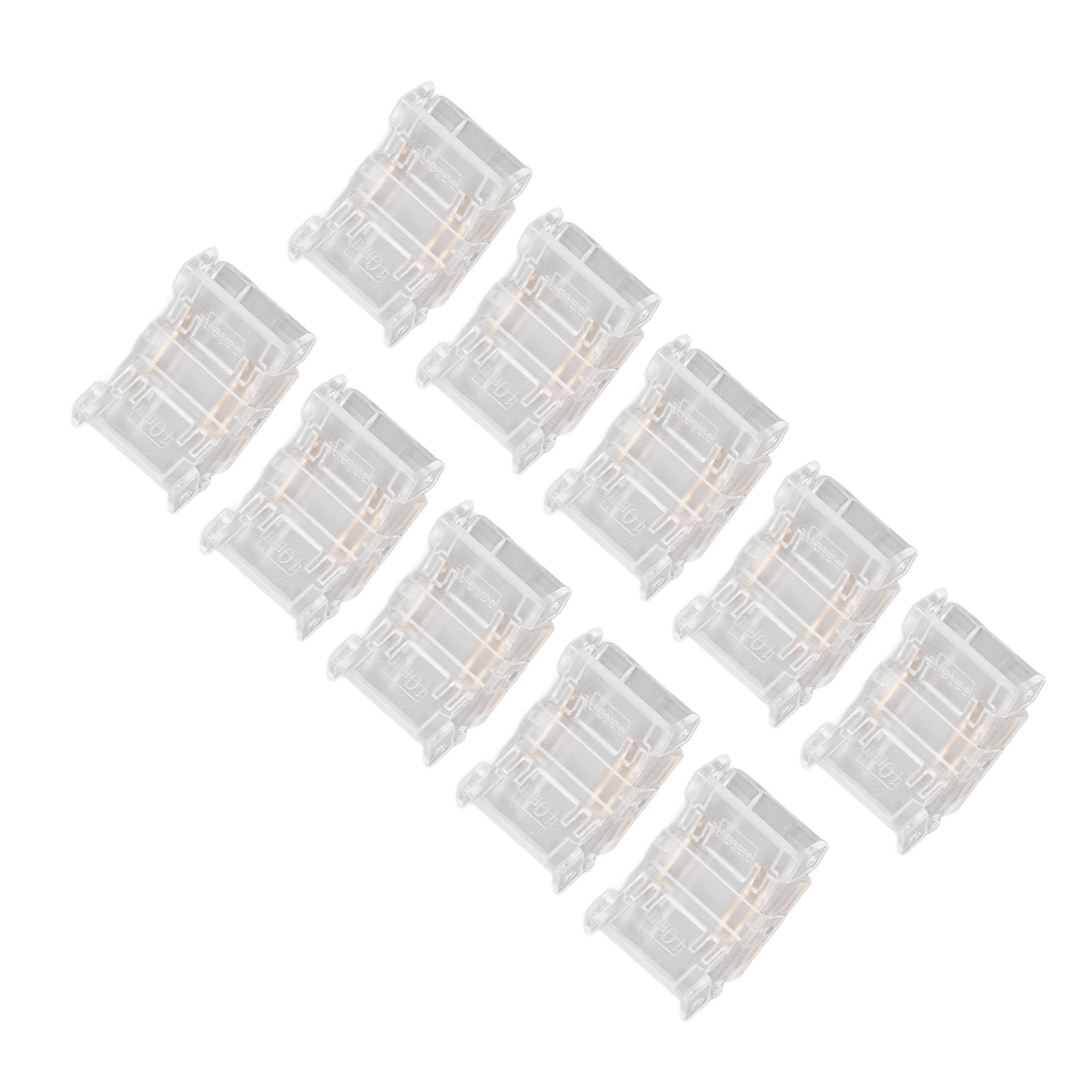 3Pin LED Strip Light Connectors, 10mm Solderless Gapless Connector For ...