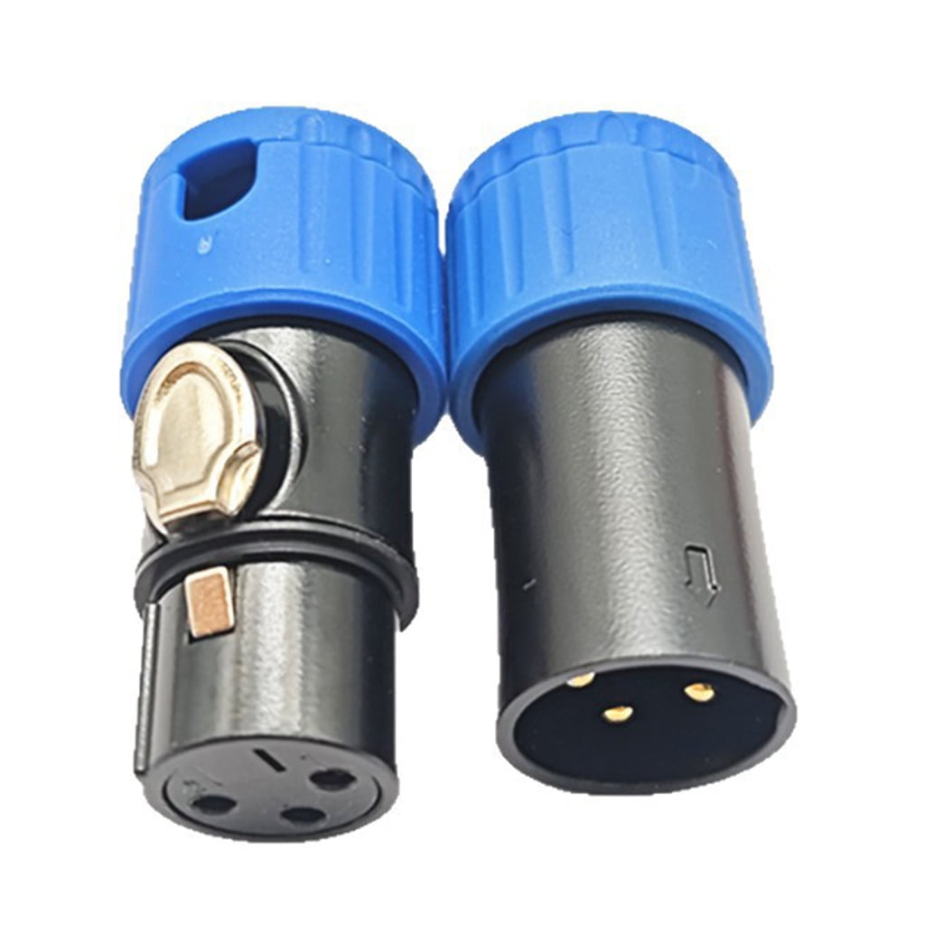 3Pin Male Female Connector Microphone Straight Snake Plug Cable ...