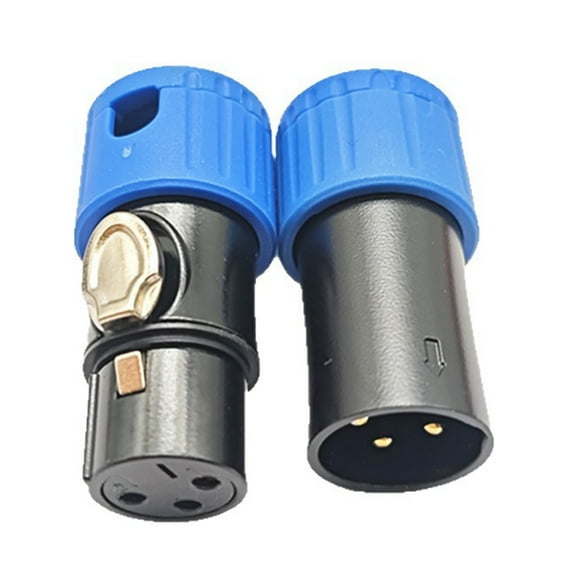 3Pin Male Female Connector Microphone Straight Snake Plug Cable ...
