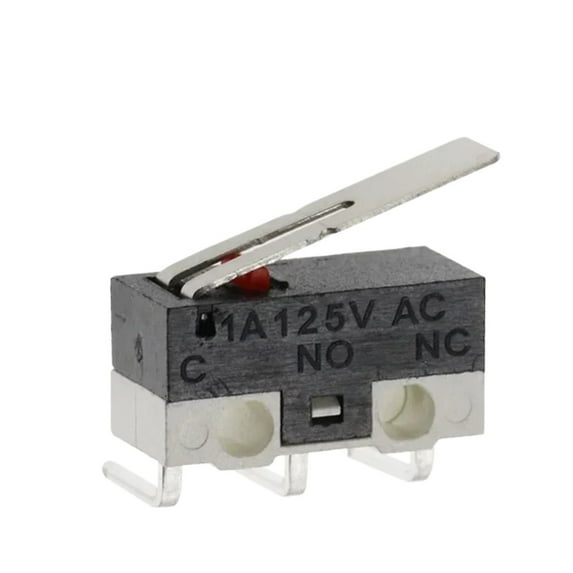 3Pin Micro Limit Switch SPDT Momentary Push Button Switch 1A/125V Mouse ...