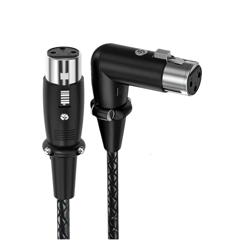 3Pin Microphone Sound Extension Cable Adapter 3Pin Female to Female ...