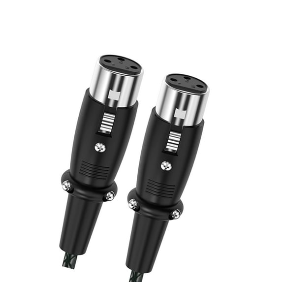 3Pin Microphone Sound Extension Cable Adapter 3Pin Female to Female ...