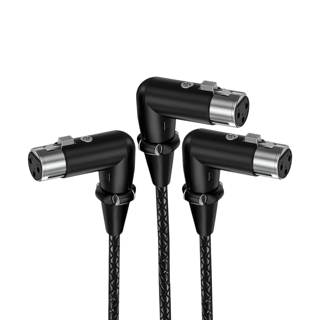 3Pin Splitter Cable 1 Female to 2 Female 3Pin Splitter Balanced ...