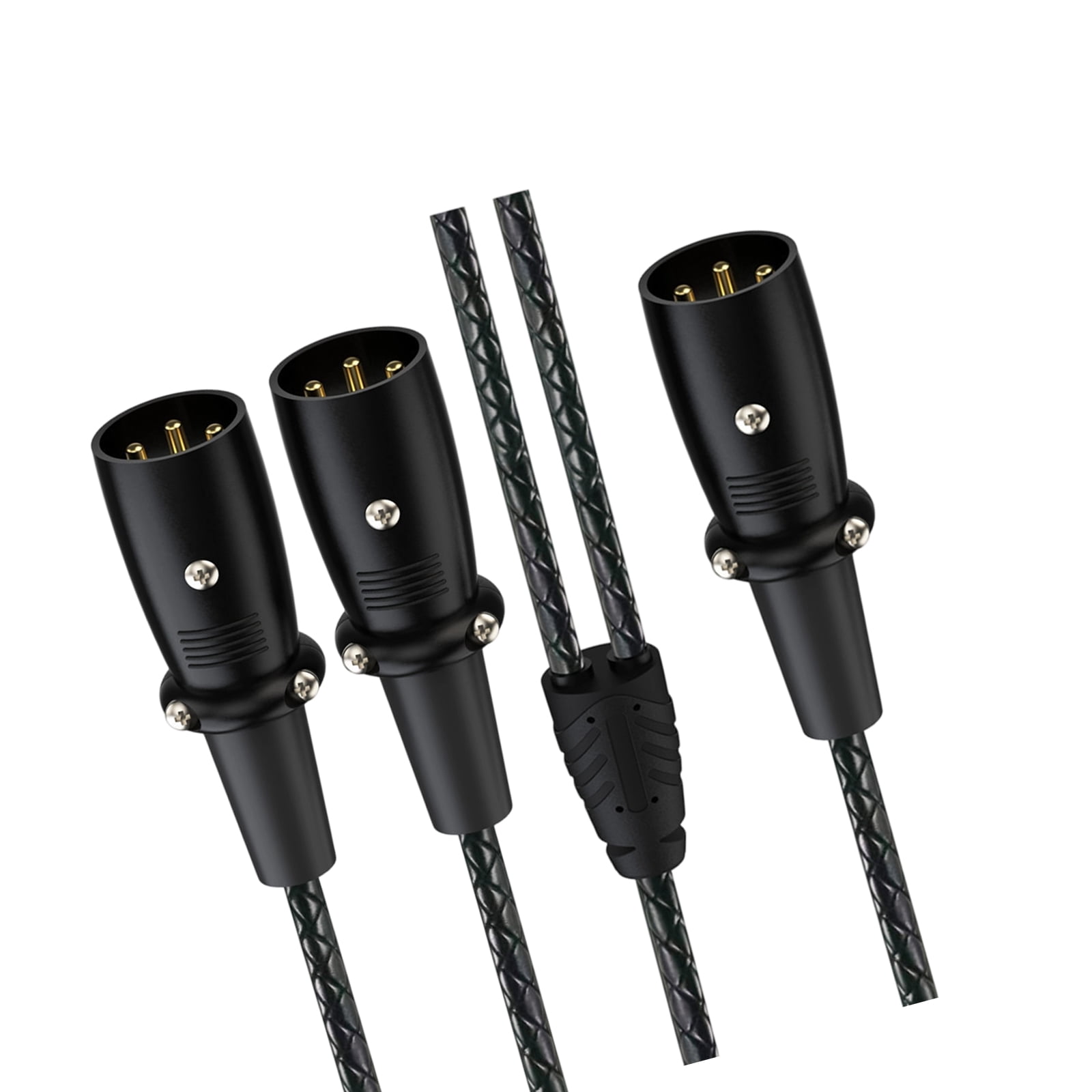3Pin Splitter Cable 1 Male to 2 Male 3Pin Splitter Balanced Microphone ...