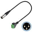3Pin XLRs Female Male To Terminals Block Connector Cable For Sound ...