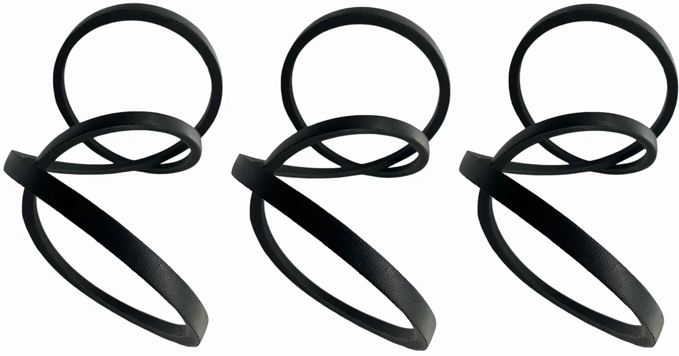 3Pk V Belts 3L160, 3/8 Wide, Length 16 Circumference, Metric M16 ...