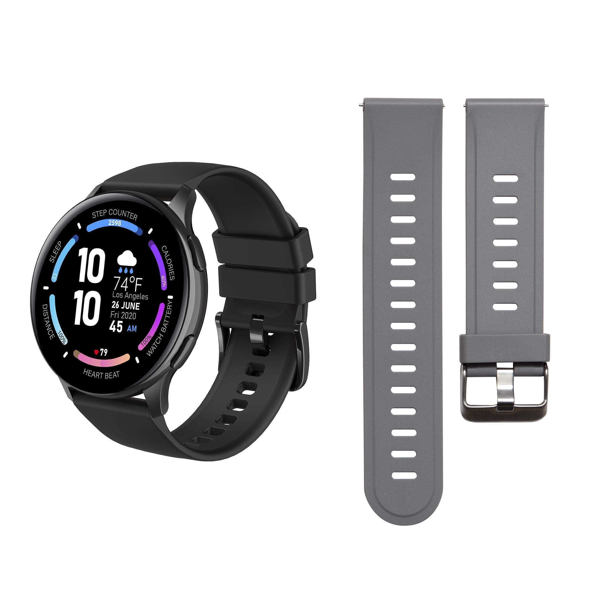 3Plus Callie Smartwatch with 1.43" Round AMOLED Display/Answer & Make ...