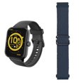 3Plus Vibe Lite BT (Bluetooth Calling) Smartwatch Black/ Extra Nylon ...