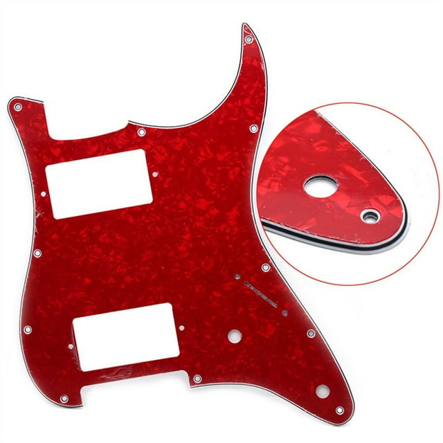 3Ply 11Hole HH Guitar Pickguard Humbucker Scratch Plate for ST Electric ...