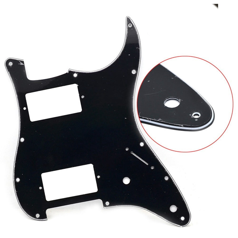 3Ply 11Hole Hh Guitar Pickguard Humbucker Scratch Plate for St Electric ...