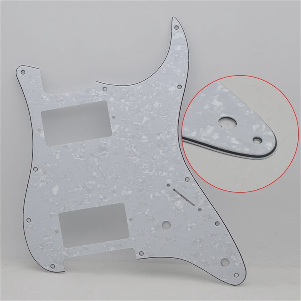 3Ply 11Hole Hh Guitar Pickguard Humbucker Scratch Plate for St Electric ...