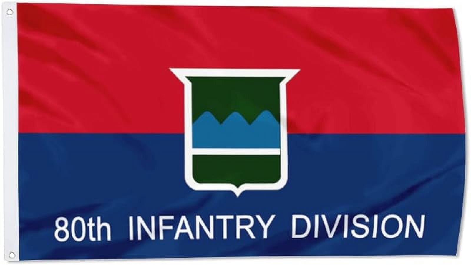 3Ply Army 80th Infantry division Flag 3x5Feet Military Banner with 2 ...
