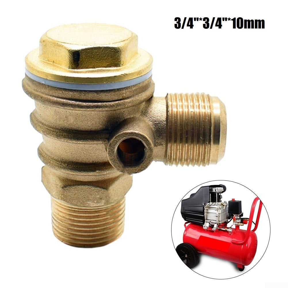 3Port Brass Male Thread Check Valve Connector Tool For Air Compressor ...